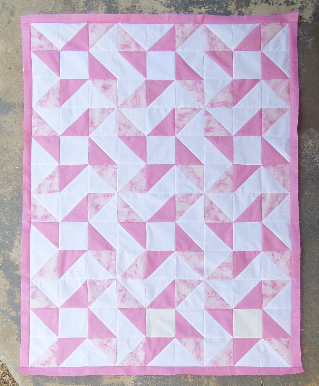 Pink Pinwheels Quilt Pattern PDF by Simpson Designs Studio, Digital ...