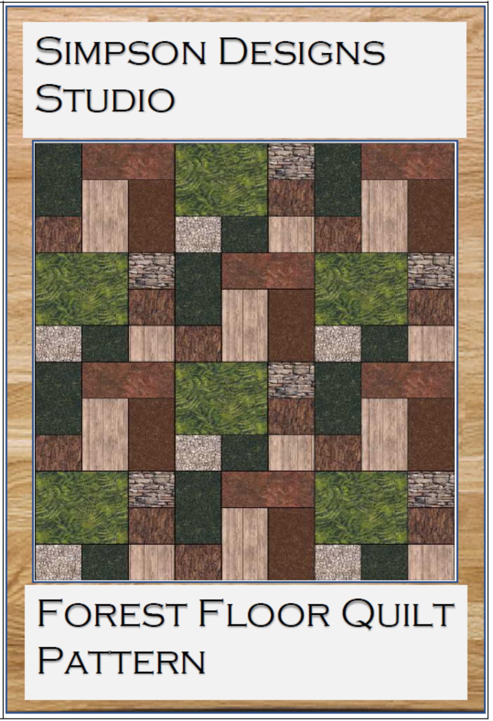 Forest Floor Quilt Pattern PDF by Simpson Designs Studio - Etsy
