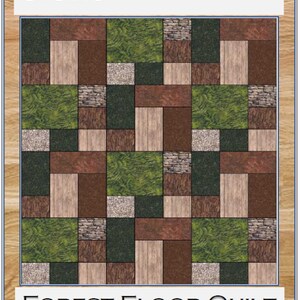 Forest Floor Quilt Pattern PDF by Simpson Designs Studio, Digital ...