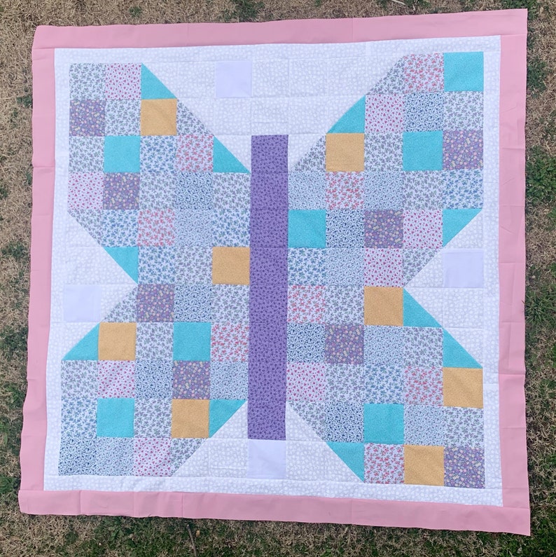 Butterfly Quilt Pattern PDF by Simpson Designs Studio Digital - Etsy México