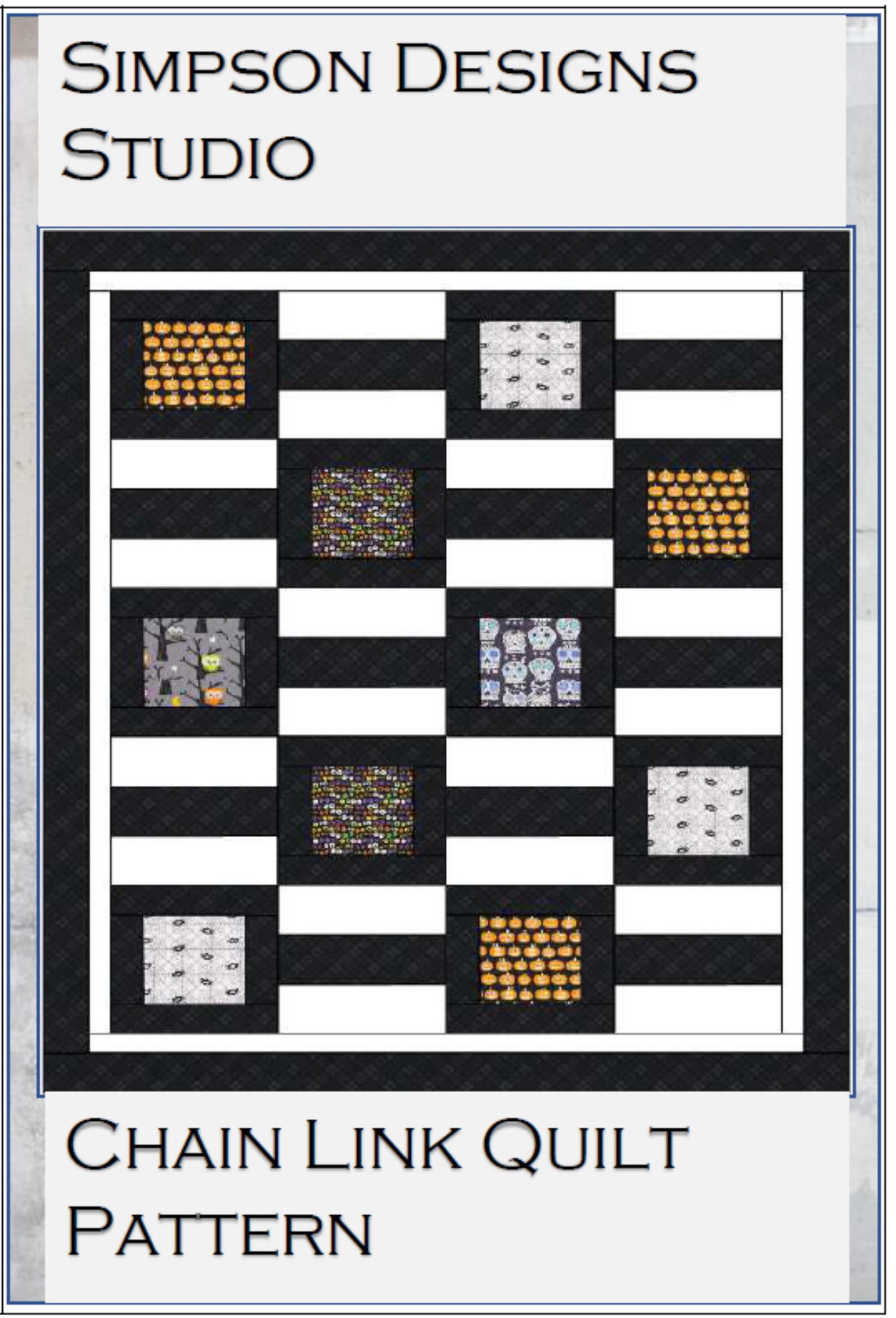 Chain Link Quilt Pattern PDF by Simpson Designs Studio, Digital Pattern, Easy Pattern, Beginner ...