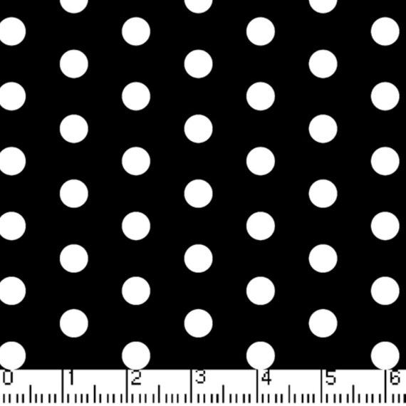 Polka Dot Black Little Dot 100% Quilt Cotton Fabric by the - Etsy