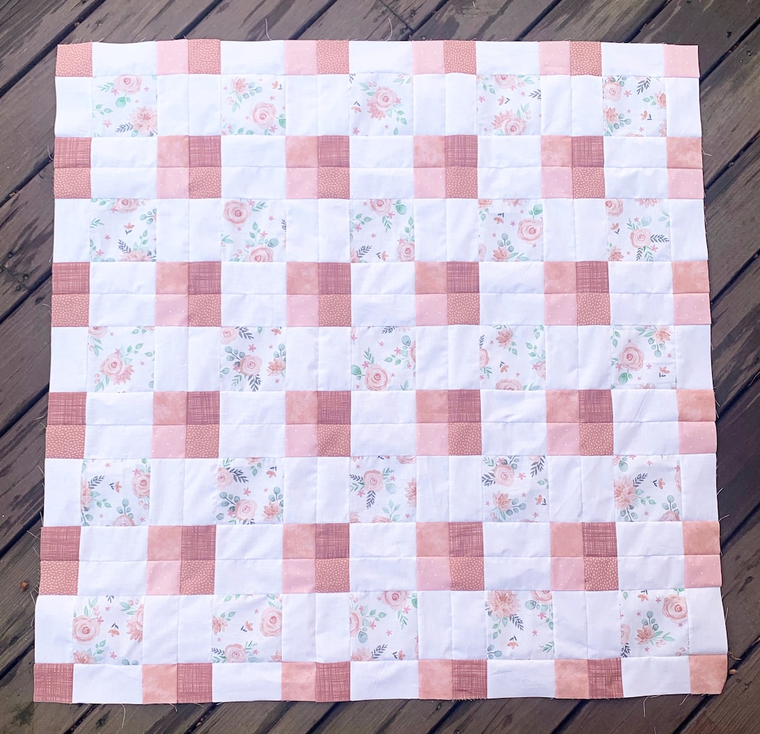 Floral Squares Quilt Pattern PDF by Simpson Designs Studio, Digital ...