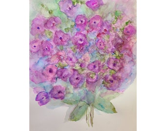 Posey Flowers Art - Etsy