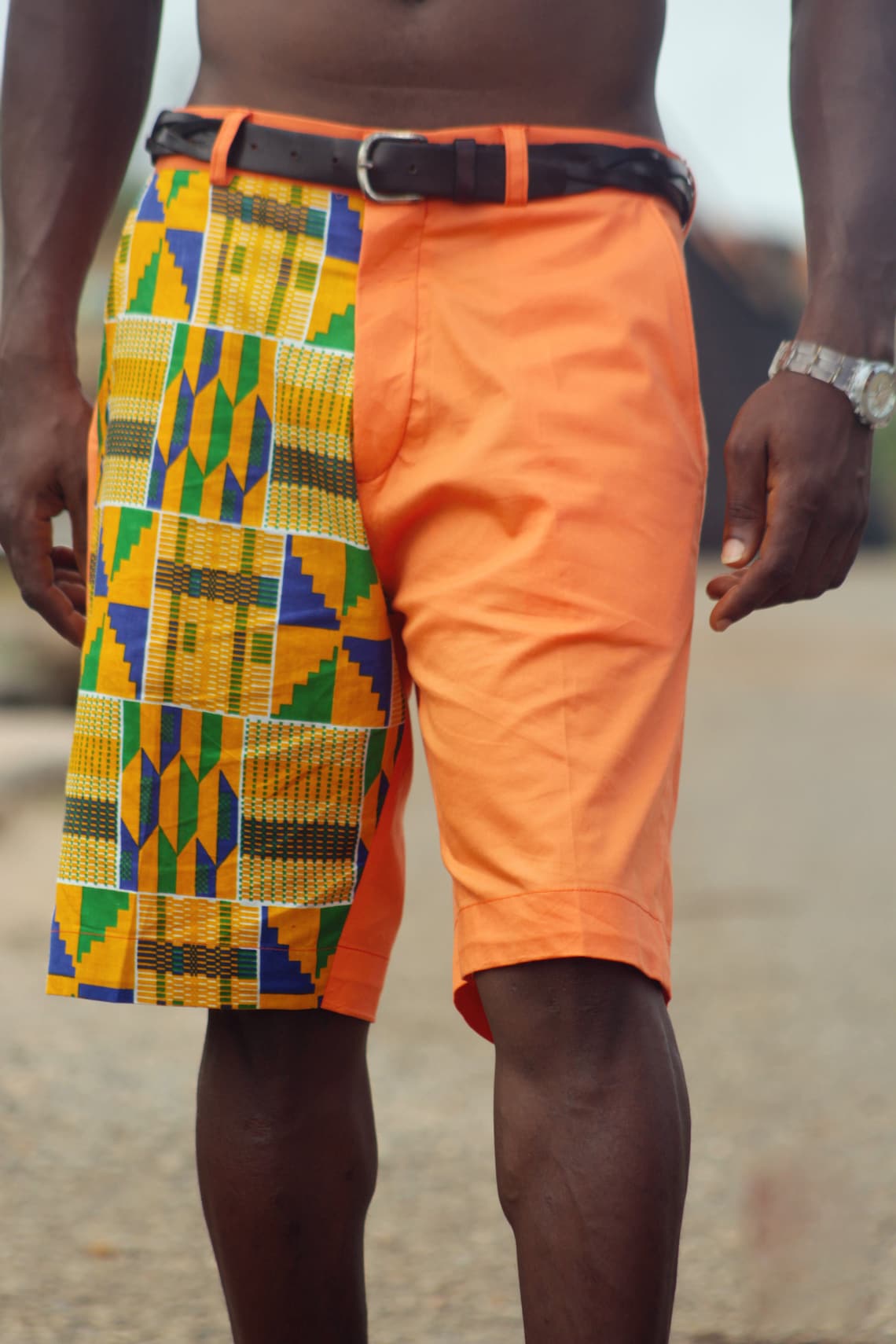 Kente Men's Shorts Men's Summer Shorts Casual Shorts African Clothing ...