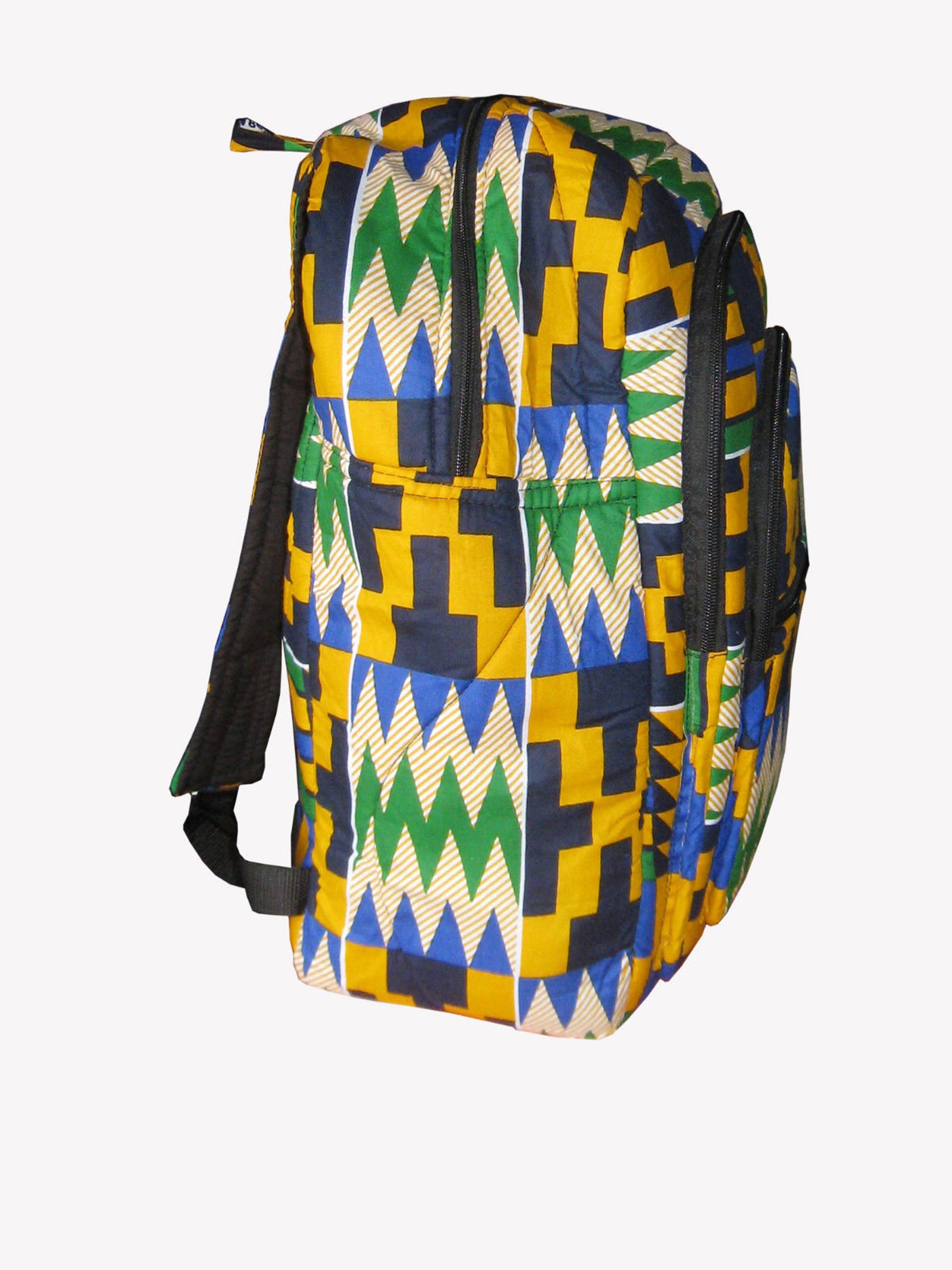 Kente Print African Backpack Book Bag Rucksack Handmade - Etsy