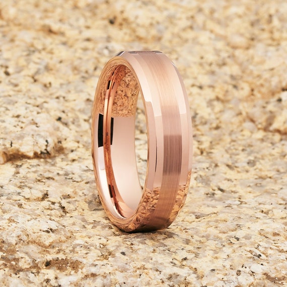 18k rose gold band store