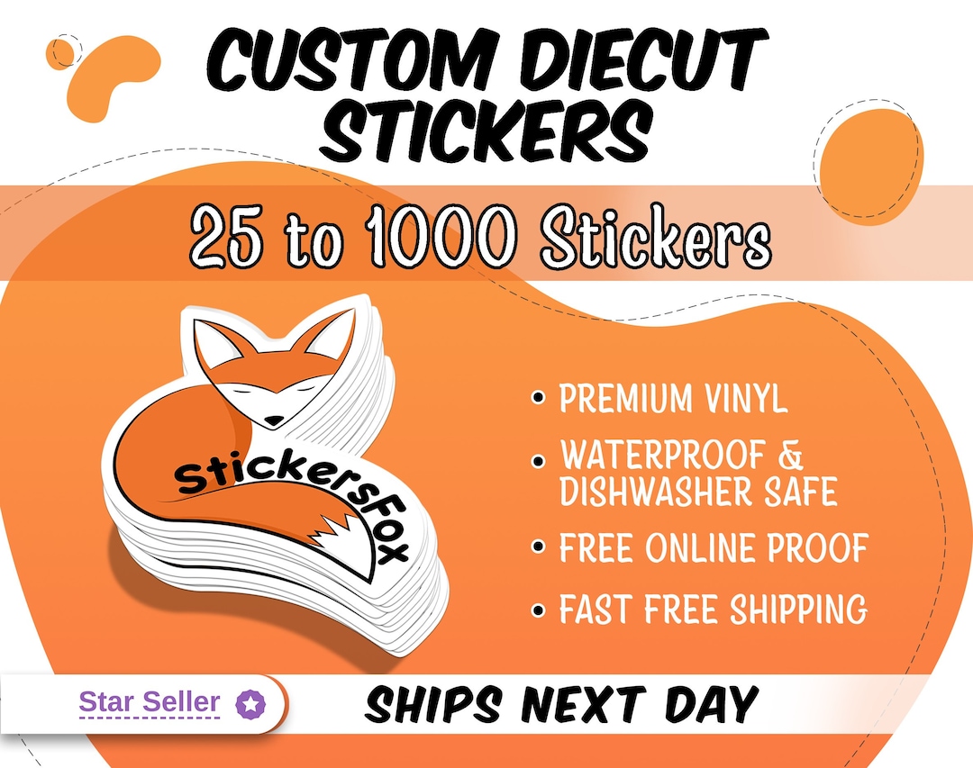 Custom Vinyl Stickers | Die Cut Stickers | Logo Stickers | Fast ...