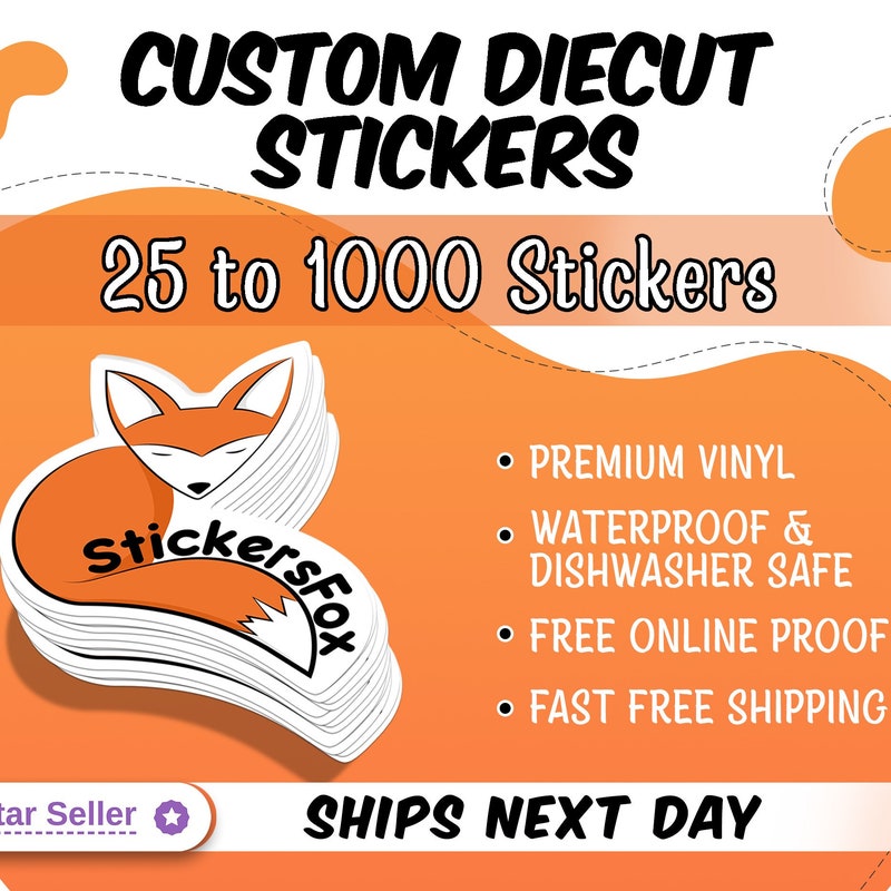 Custom Vinyl Stickers - Etsy