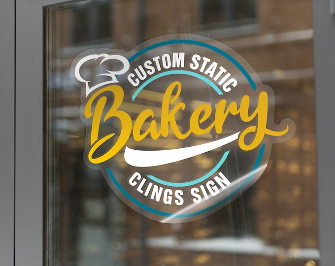 Botanical Springtime Flower Window Cling Decal. Crocuses, Ferns ...