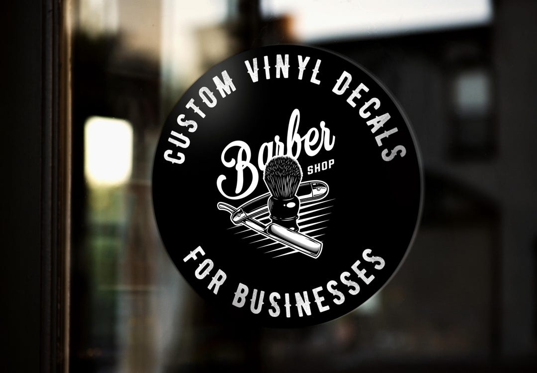 Custom Storefront Decals | Business Logo Stickers | Window Signs - Etsy