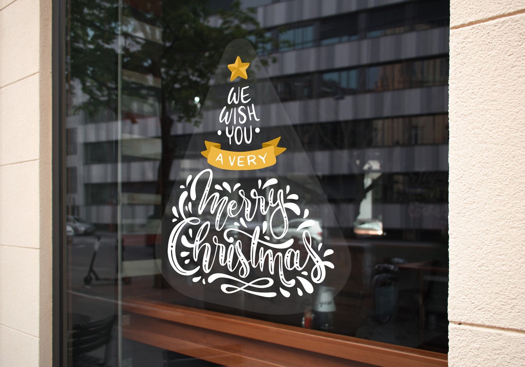 Christmas Decals | Christmas Window Static Cling Decals | Christmas ...