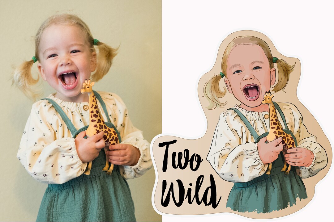 Personalized Custom Portrait Stickers, Couple Portrait Stickers ...