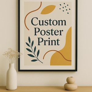 Custom Poster Print – Personalized Poster – Wedding Poster - Family ...