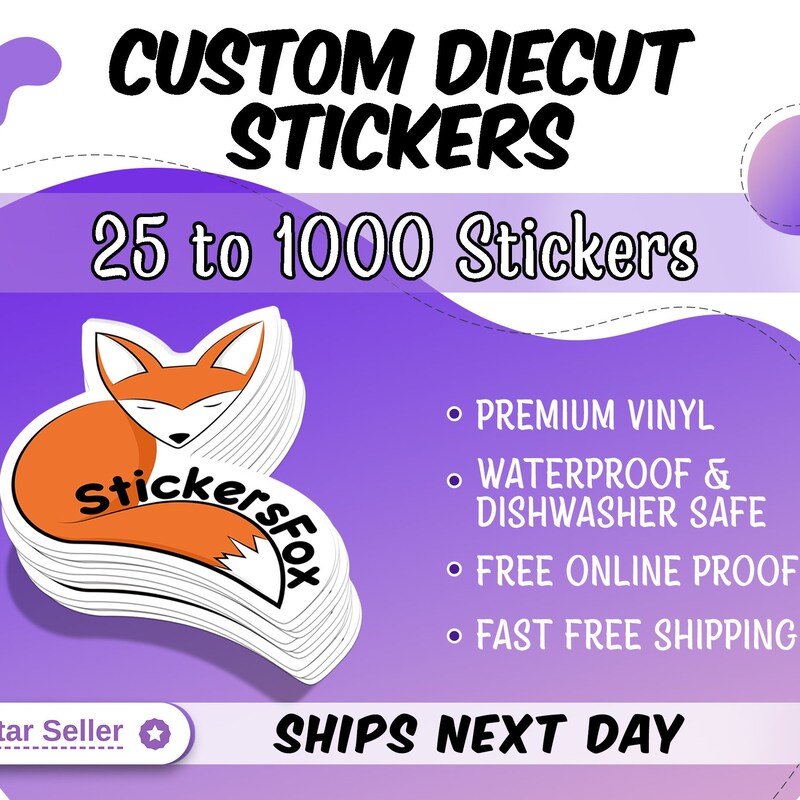 Custom Stickers - Etsy