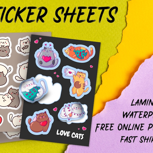 Sticker Sheets - Etsy