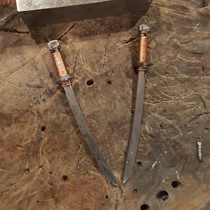 Nail Katana Sword Keychain (hand Forged) - Etsy