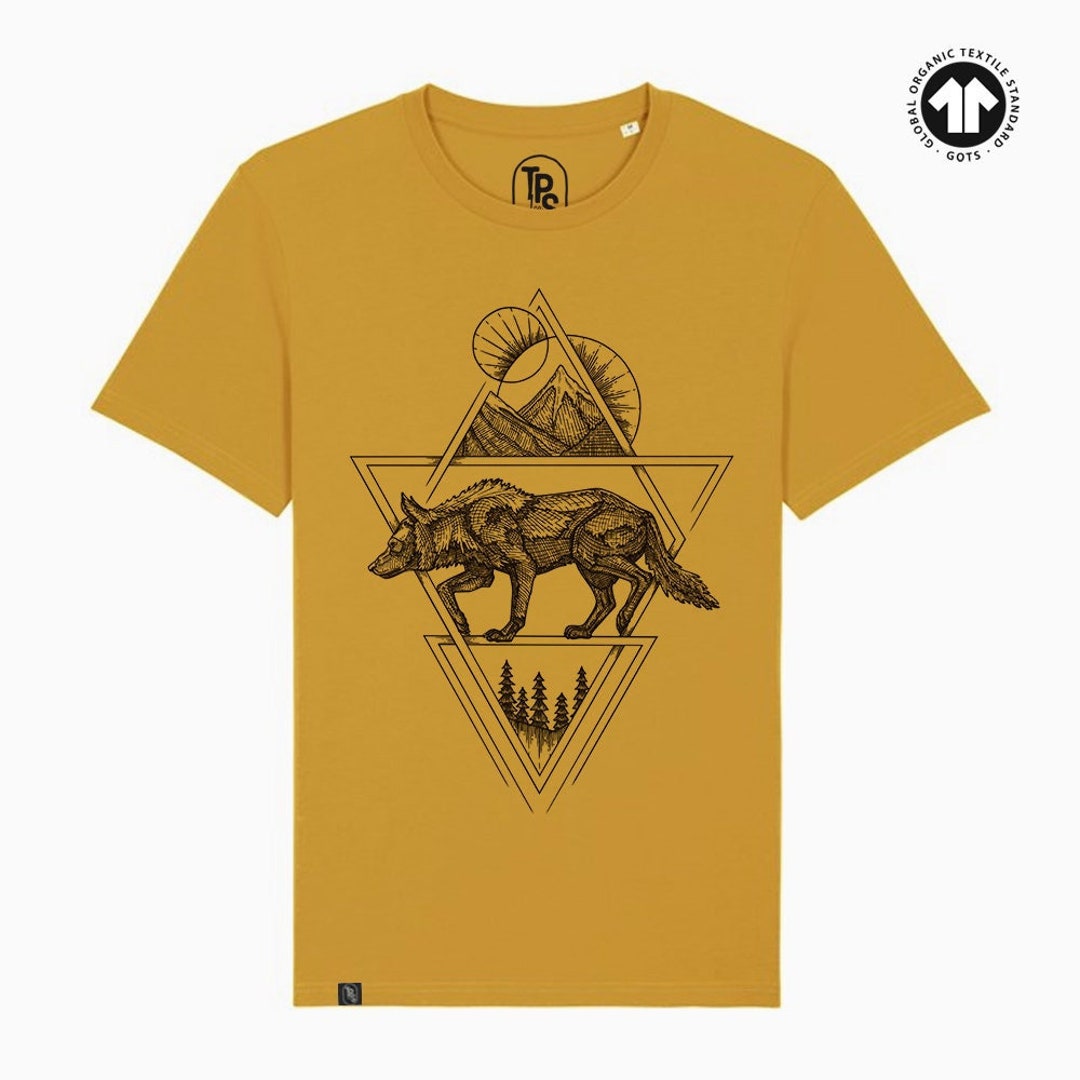 Wolf T-shirt Gift - Wolves Shirt - Alpha - Men's Wolf Shirt - Men's ...