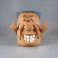 Face Mug - Handmade Ceramics, Ceramic Mug, One of a Kind, Home Decor - Etsy