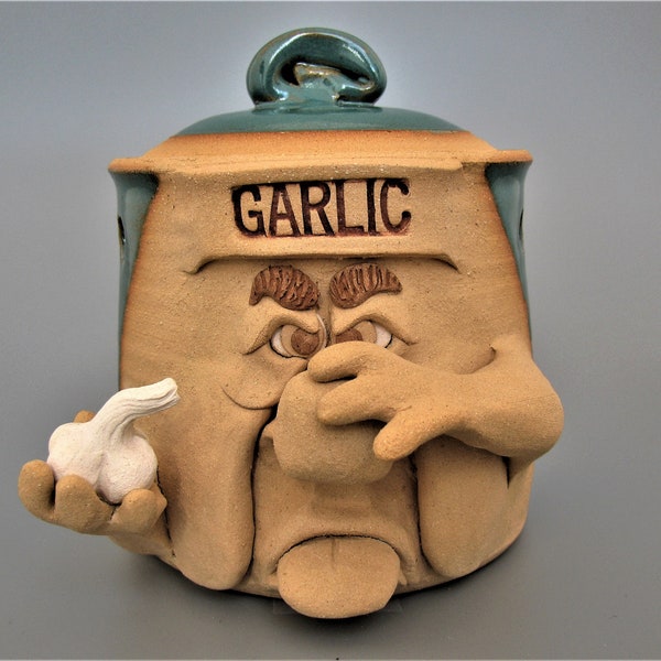 Clay Garlic Keeper - Etsy