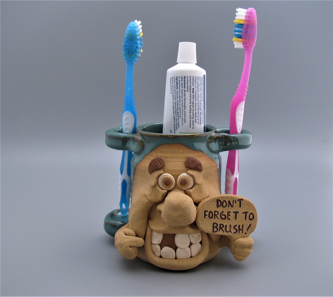 Funny Face Toothbrush Holder - Etsy