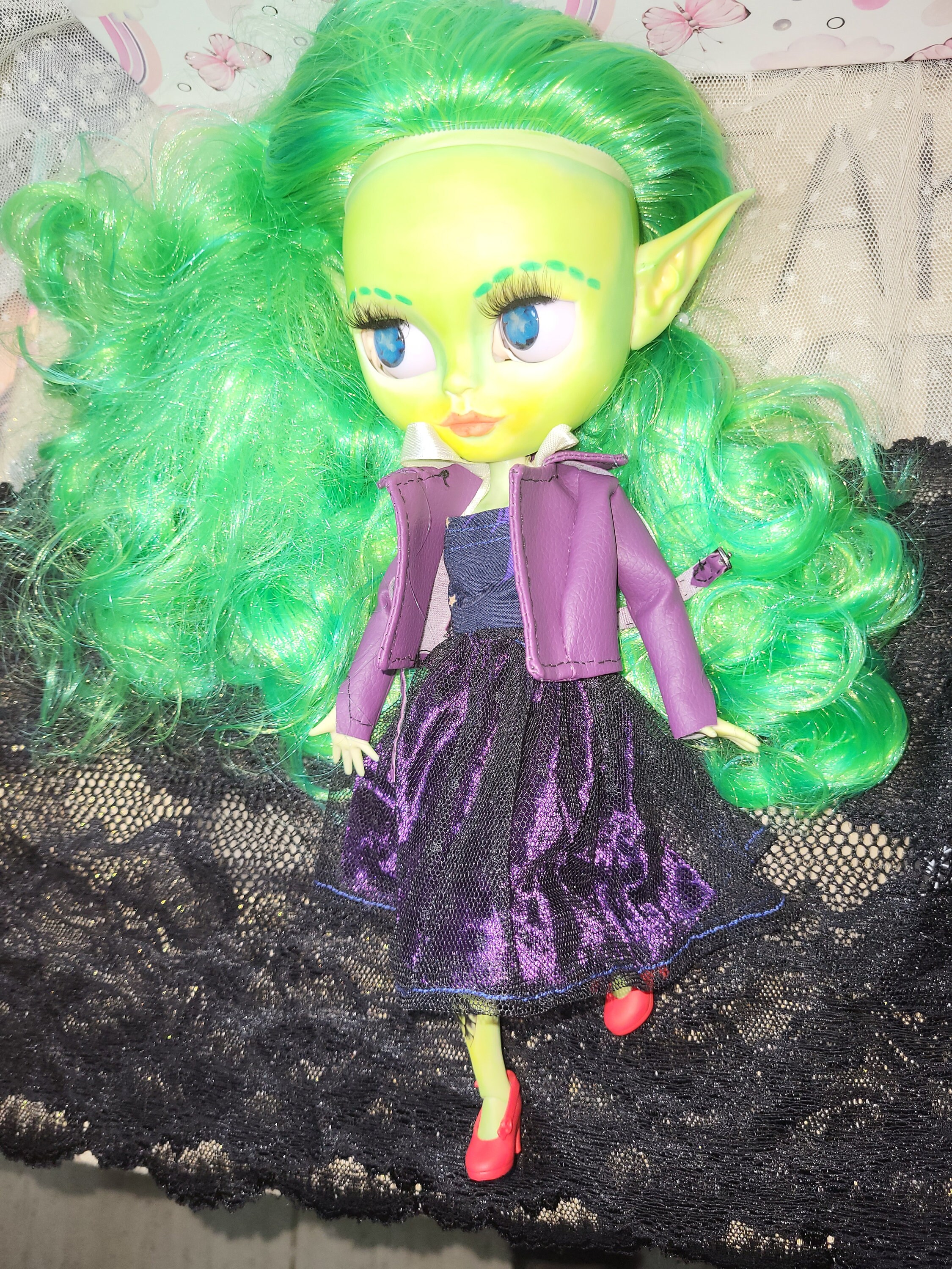 Greta Gremlin Blythe Custom Doll - Etsy