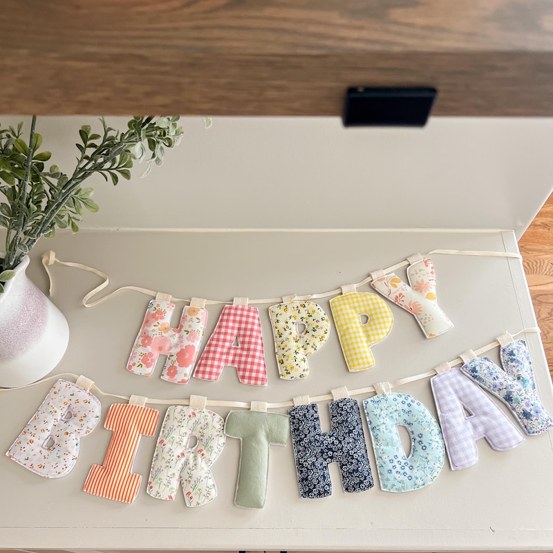 Happy Birthday Bubble Letters - Etsy