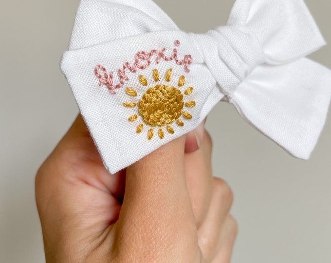 Sunshine Bow You Are My Sunshine Sun Bow Hand - Etsy