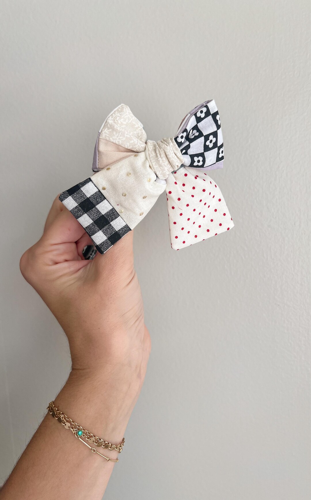 Patchwork Bow Kids Patchwork Bow Quilted Bow Bow With Patchwork Bow ...