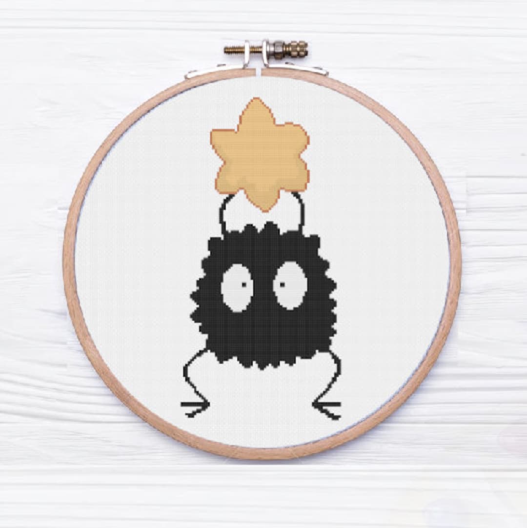 Soot Sprite, Spirited Away - Cross Stitch Pattern PDF - Etsy