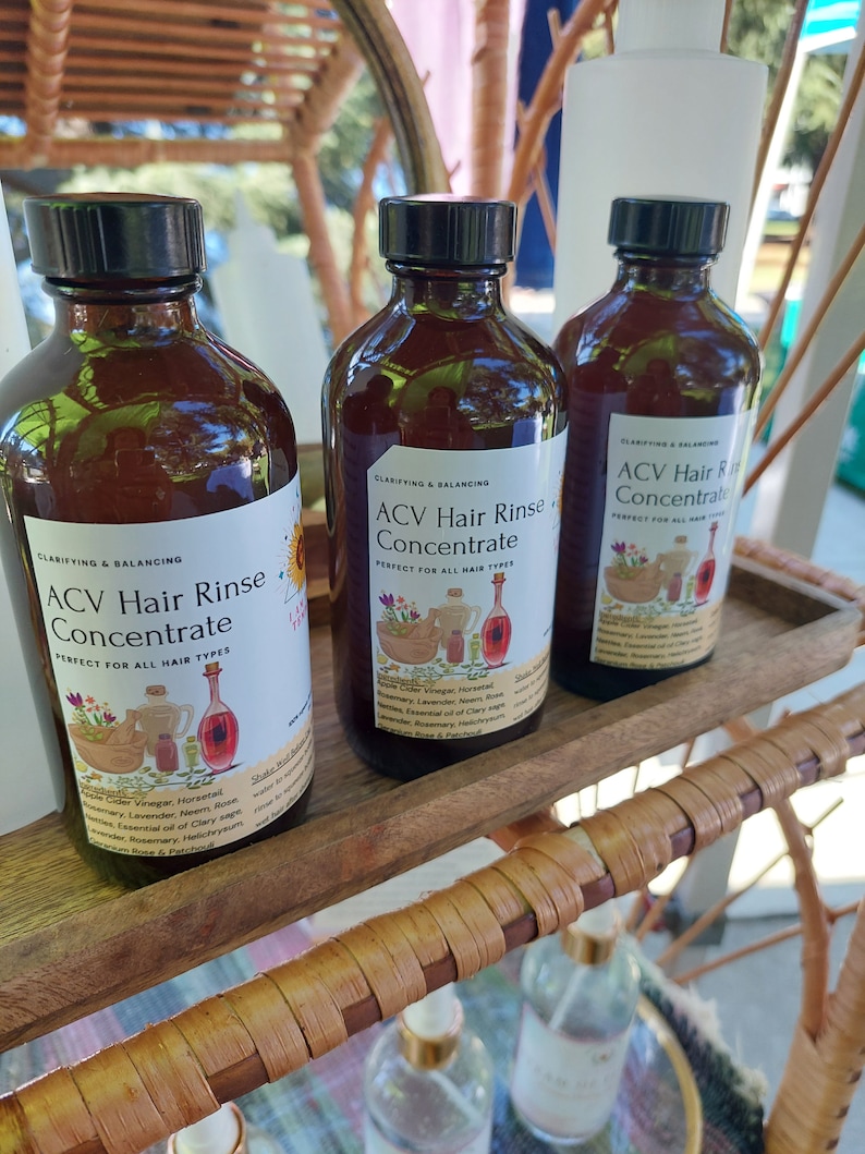 Herbal ACV Hair Rinse Concentrate - Etsy