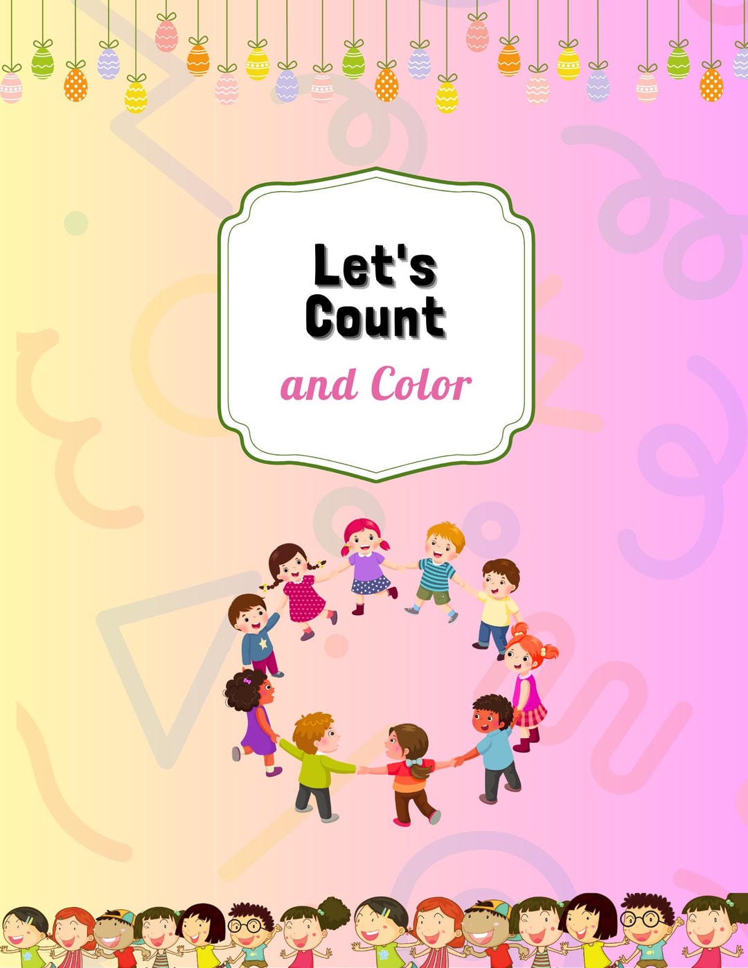 Let's Count and Color Nursery Printable Preschool Education Lets Count ...