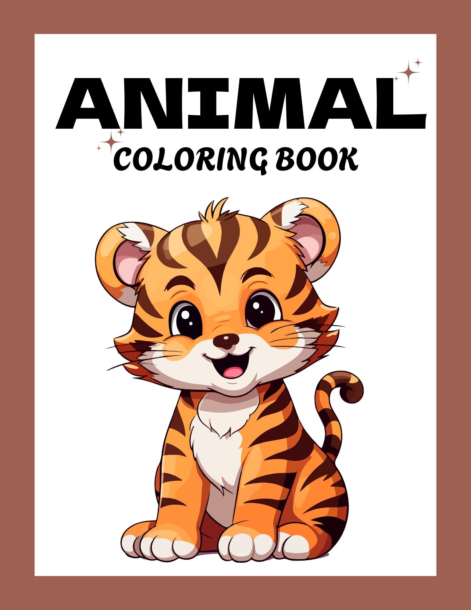 Animal Coloring Book Digital Coloring Fantasy Coloring Coloring Sheets ...