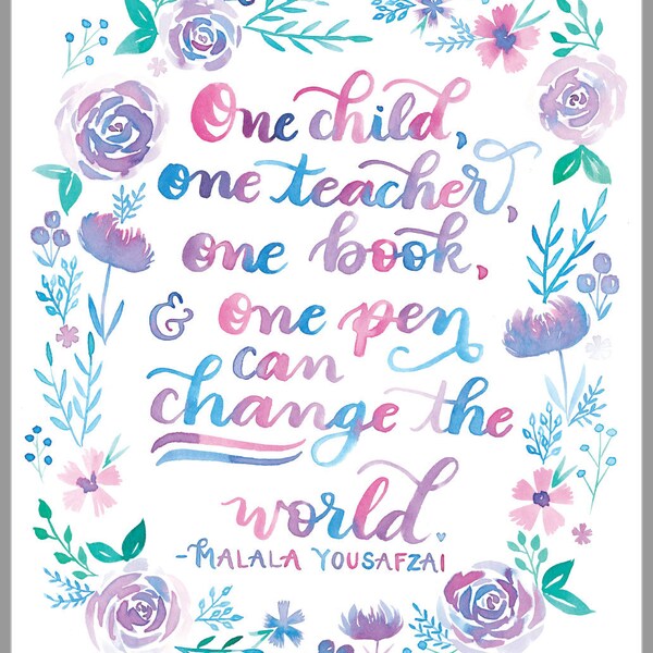 Hand Lettered Quote - Etsy