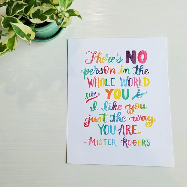 Mr. Rogers Quote - Etsy