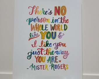 Mr Rogers Print | Etsy