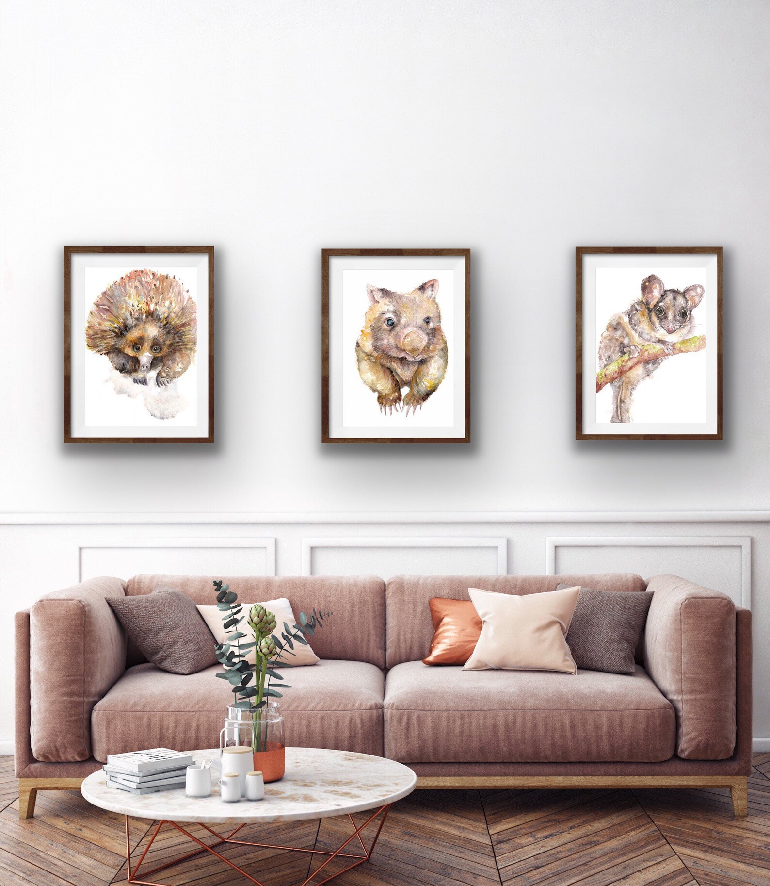 Wombat Art Print: Limited Edition Giclee Watercolour Painting - Etsy ...