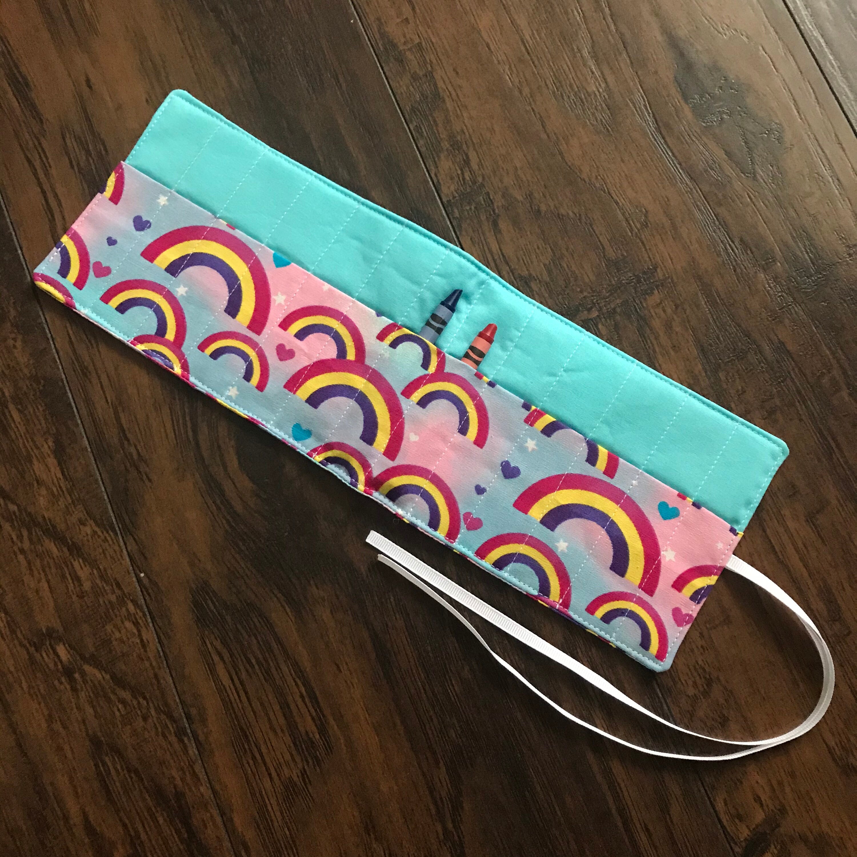 Crayon Roll Coloring Crayon Wrap Craft Accessory Gift for | Etsy