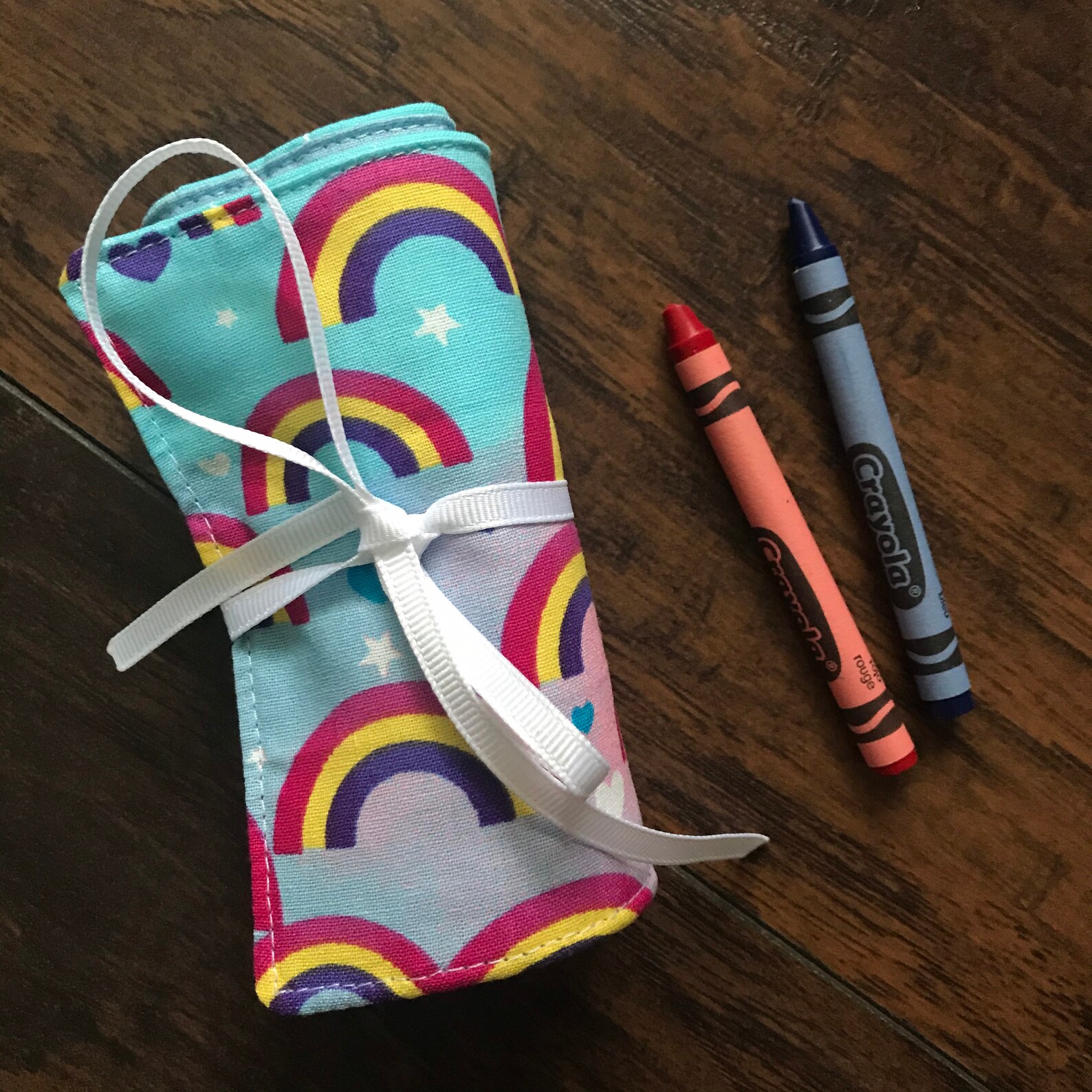 Crayon Roll Coloring Crayon Wrap Craft Accessory Gift for - Etsy