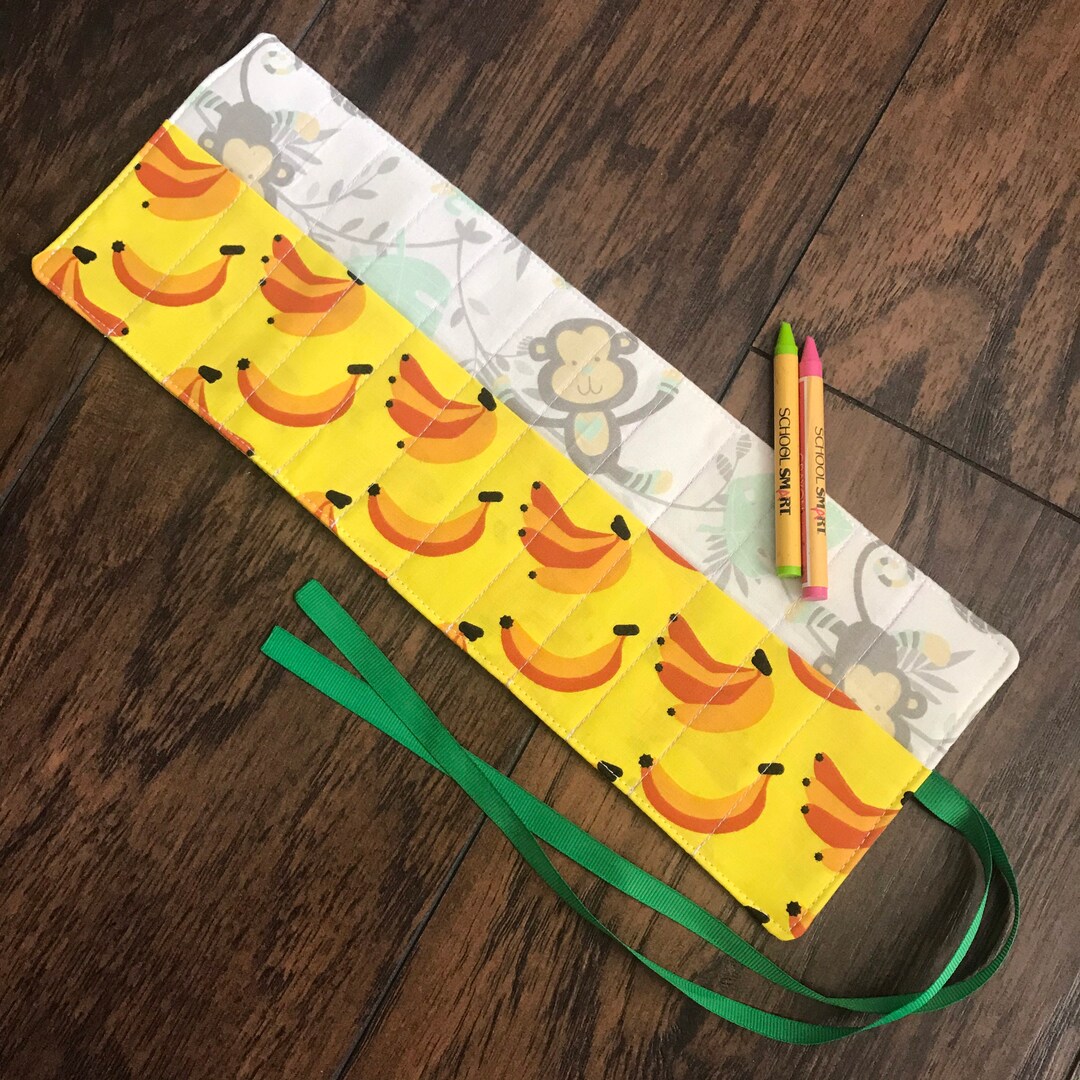 Crayon Roll, Coloring, Crayon Wrap, Craft Room, Crayon Carrier, Gift ...