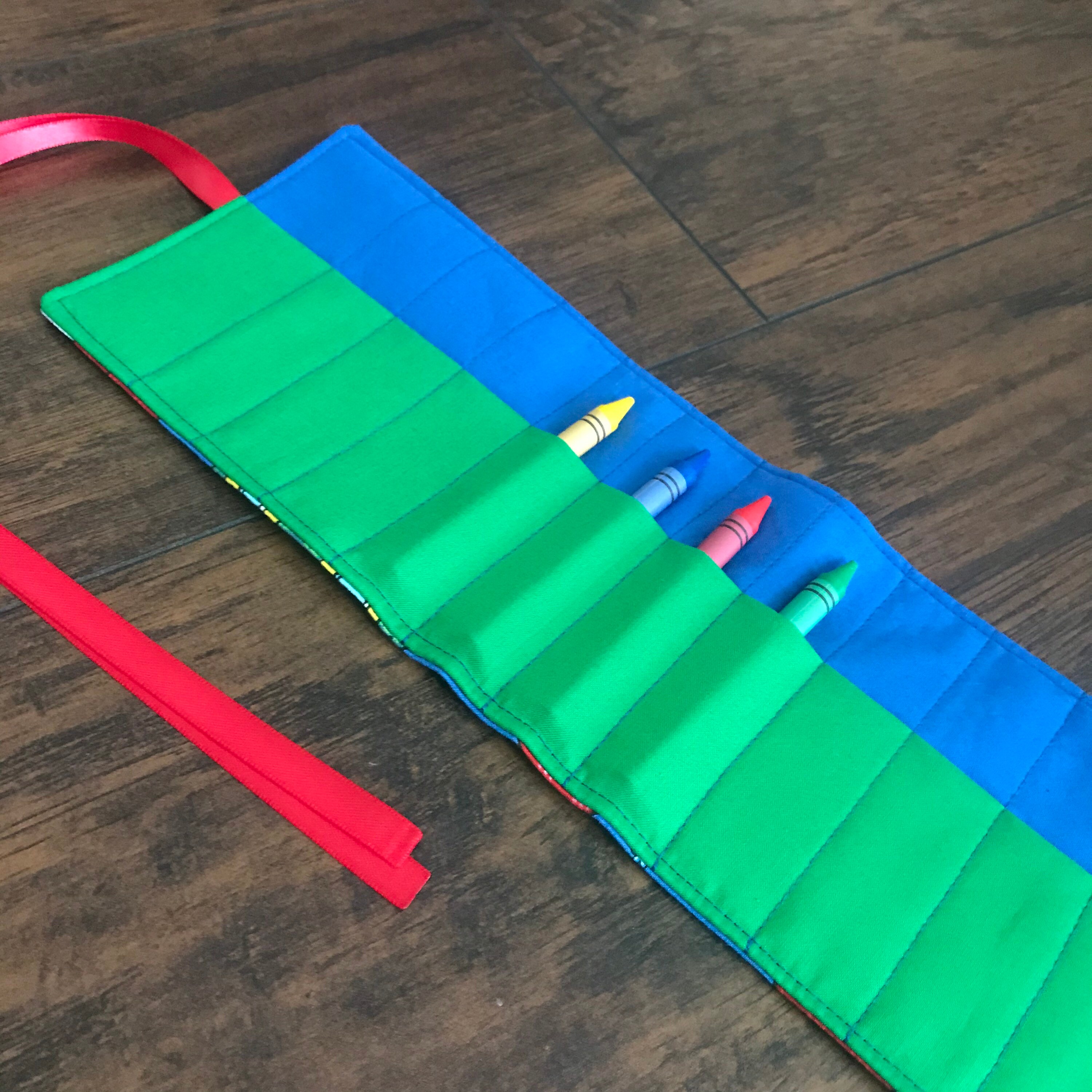 Crayon Roll Coloring Crayon Wrap Cars & Trucks Craft | Etsy