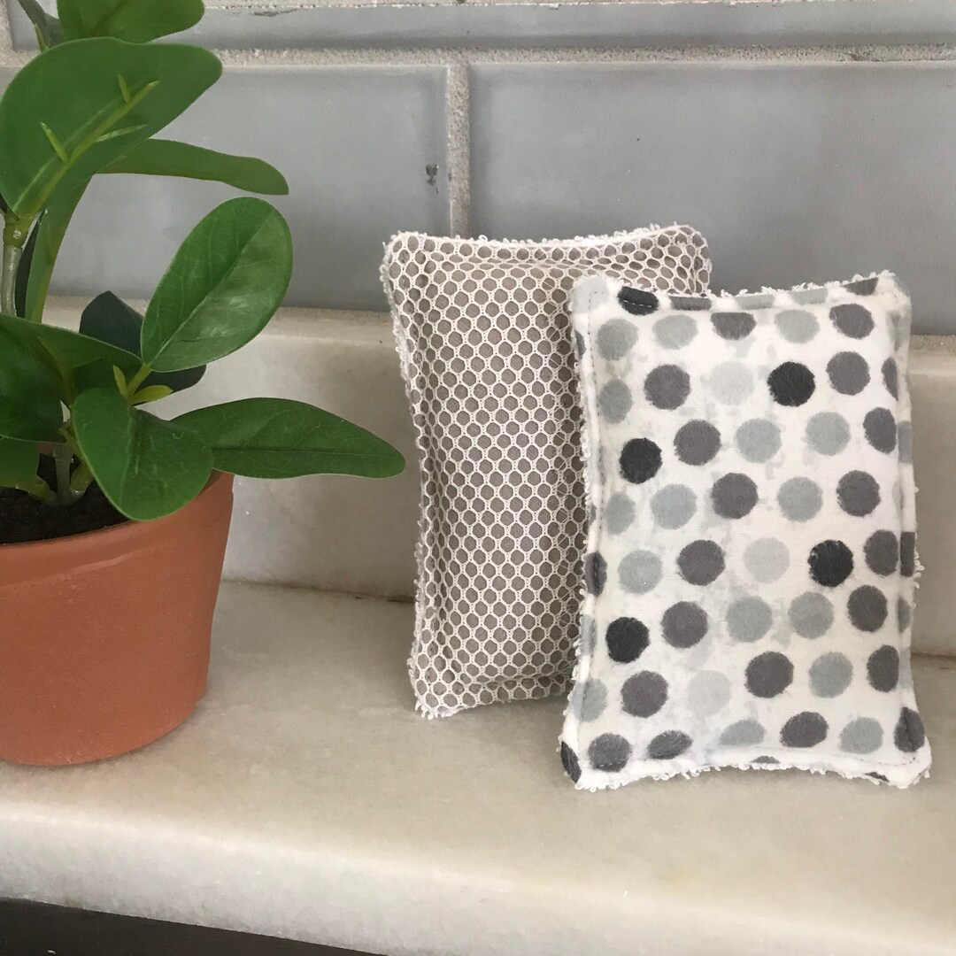 Reusable Sponge Reusable Sponge Set Polka Dot Sponge - Etsy