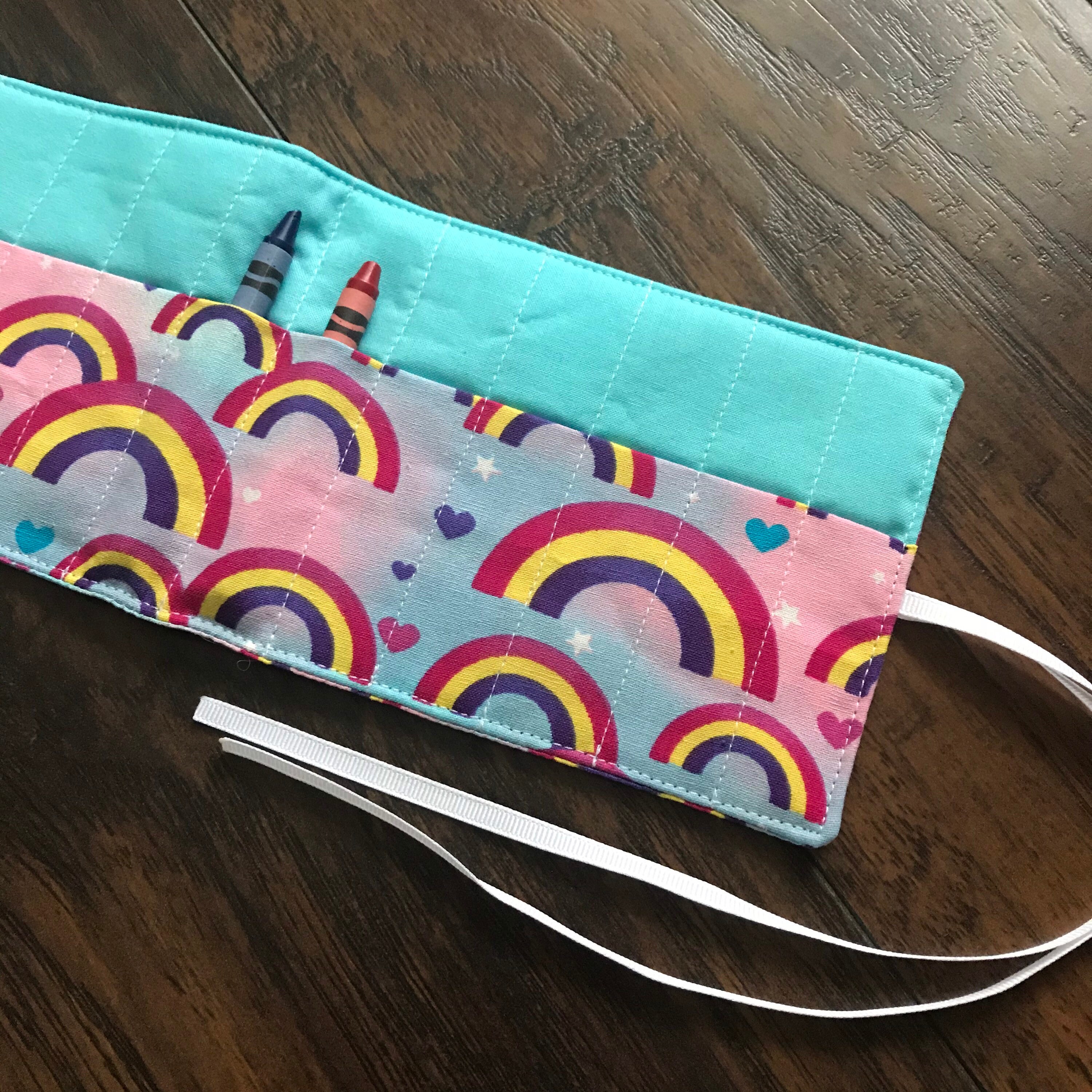 Crayon Roll Coloring Crayon Wrap Craft Accessory Gift for | Etsy