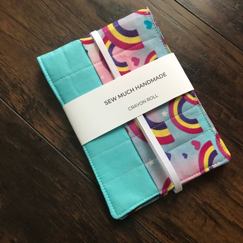 Crayon Roll Coloring Crayon Wrap Craft Accessory Gift for - Etsy