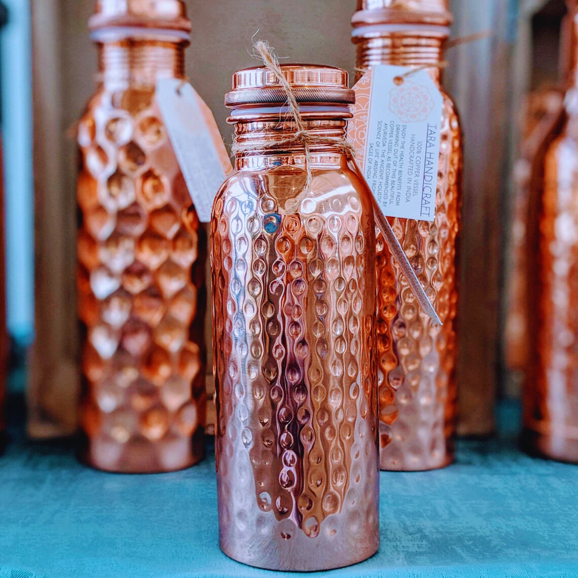 Small Copper Water Bottle - Etsy