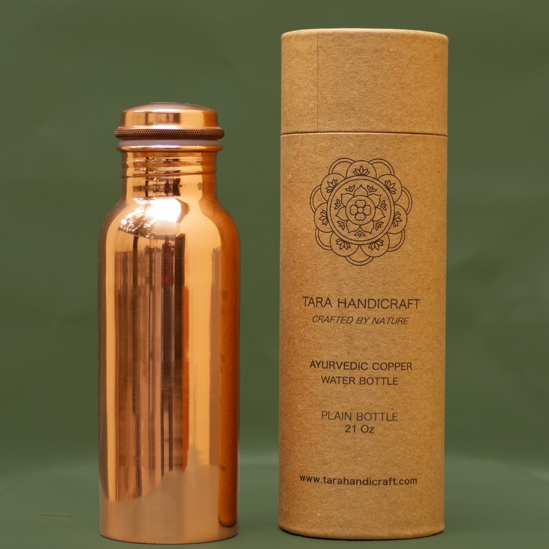 Small Copper Water Bottle - Etsy