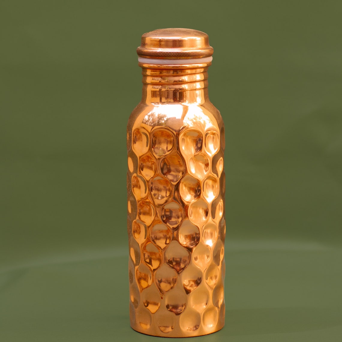 Small Copper Water Bottle - Etsy