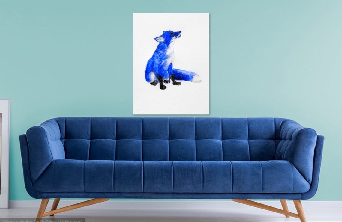 Blue Fox - Fearless Fox LCFC Leicester City FC Blue Foxes King Power ...