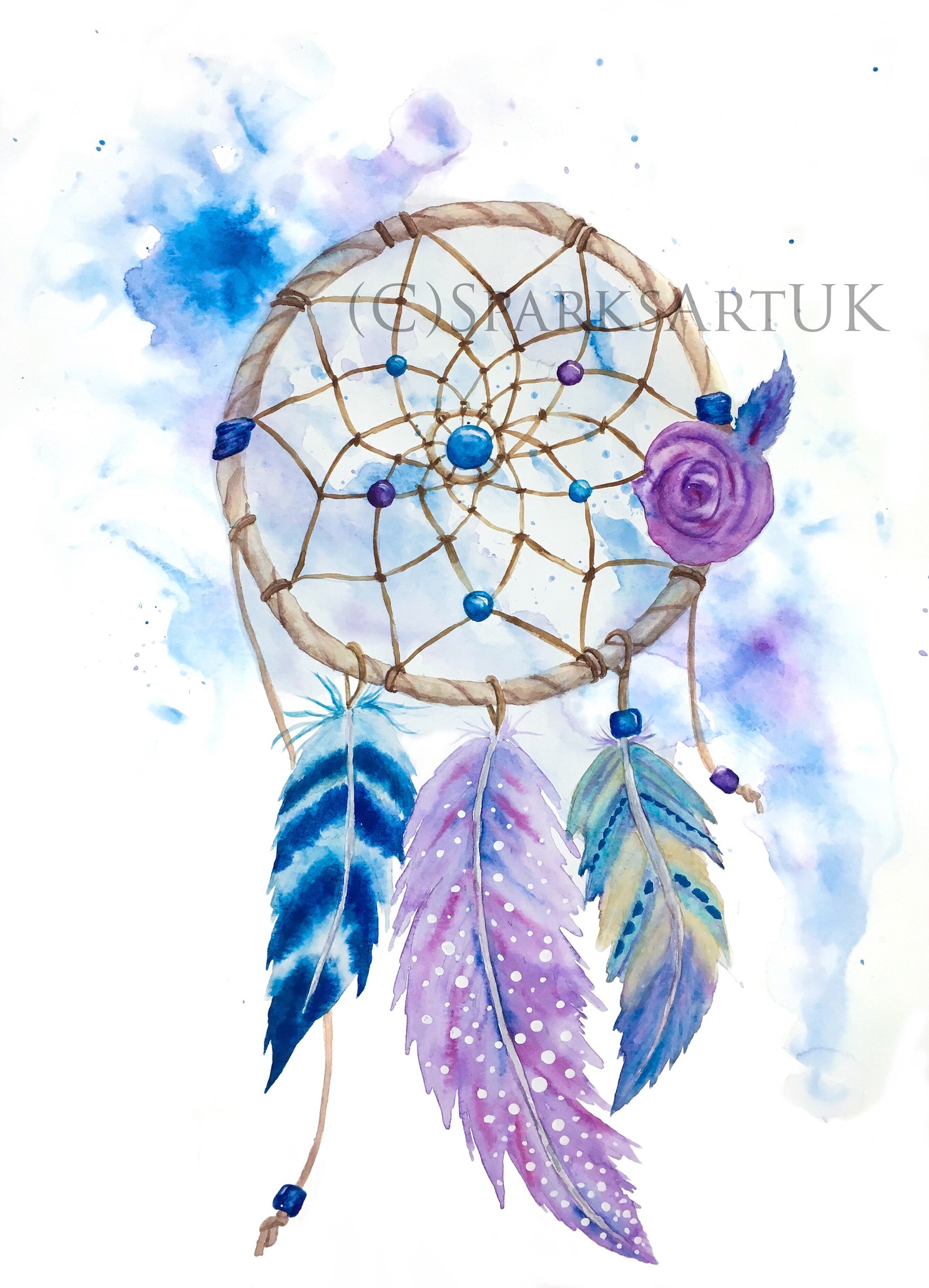 Dream Catcher Gorgeous Fine Art Giclee Print of Original - Etsy