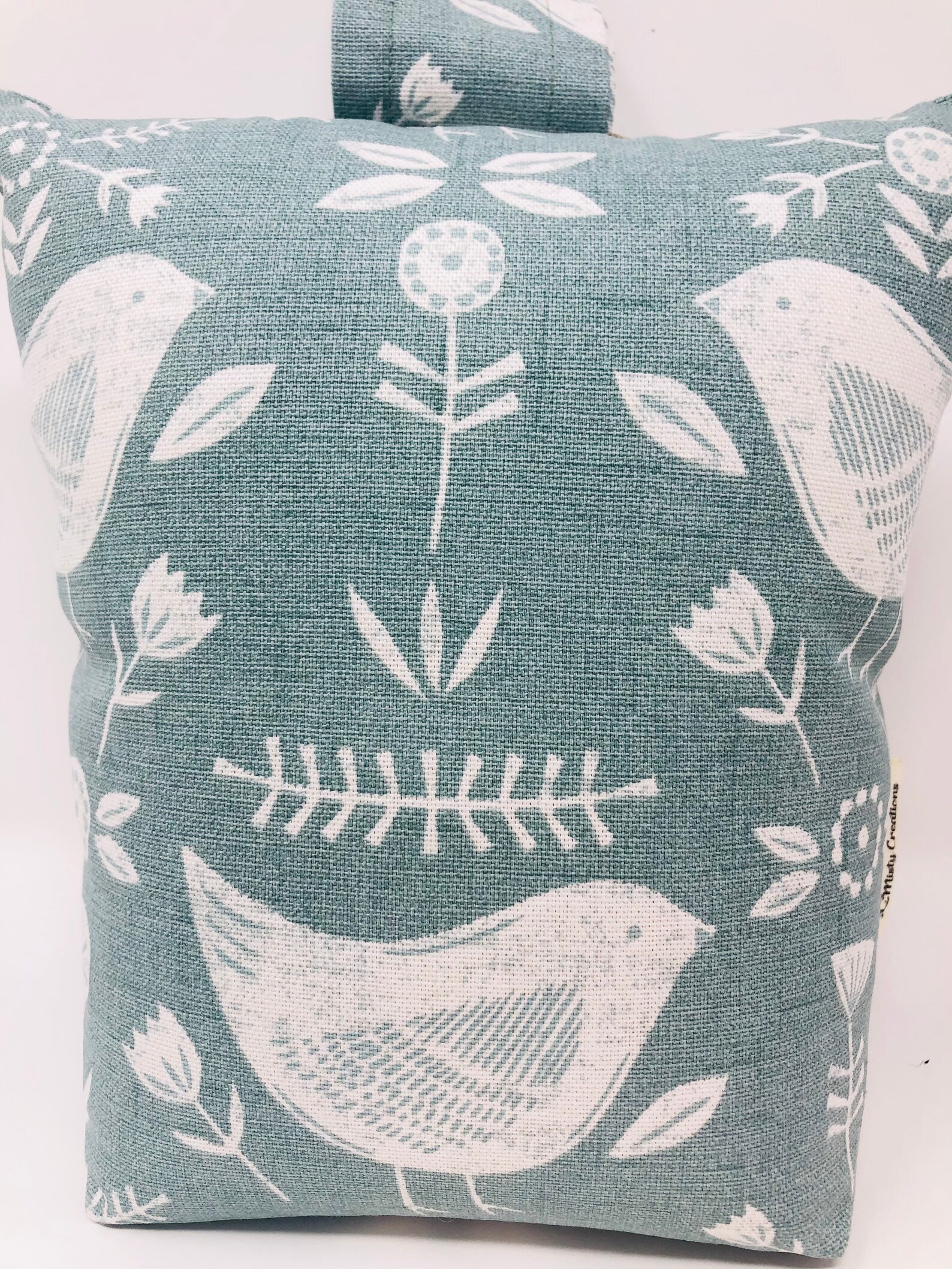 Scandi Sea Green Bird Door Stop Bird Print Green Heavy | Etsy UK